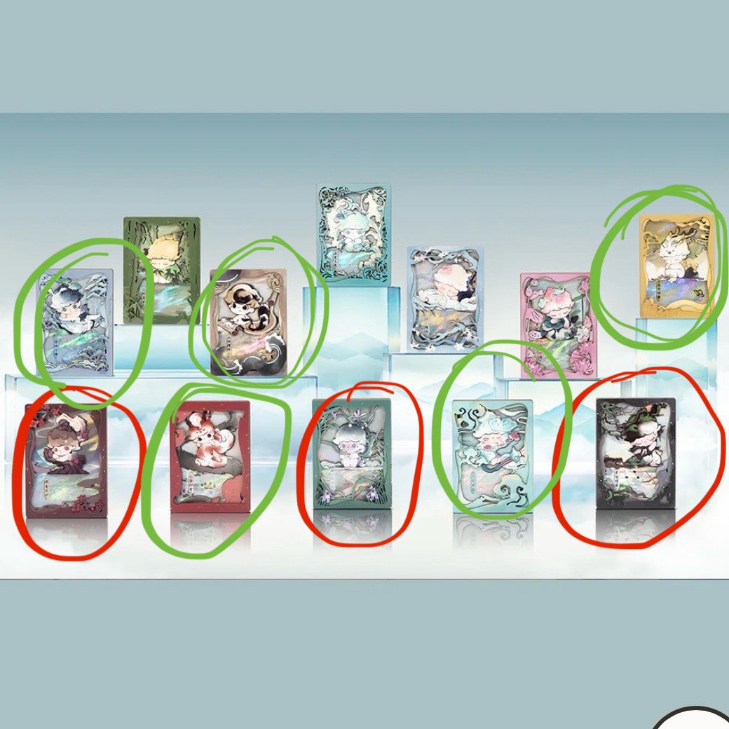 WTT/WTS DIMOO CARD COLLECTION stories in the cup series figures ...