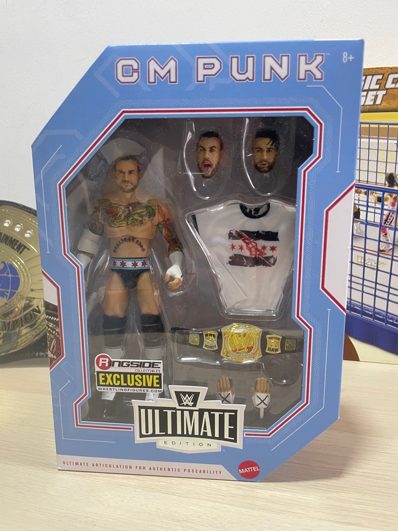 WWE Mattel Ultimate Edition CM Punk Figures, Hobbies & Toys, Toys ...