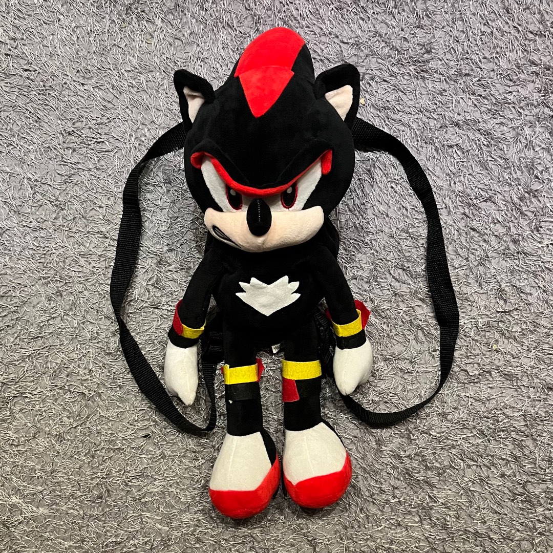 Y2k Shadow the Hedgehog Plush Doll Stuffed Doll Backpack, Babies & Kids ...