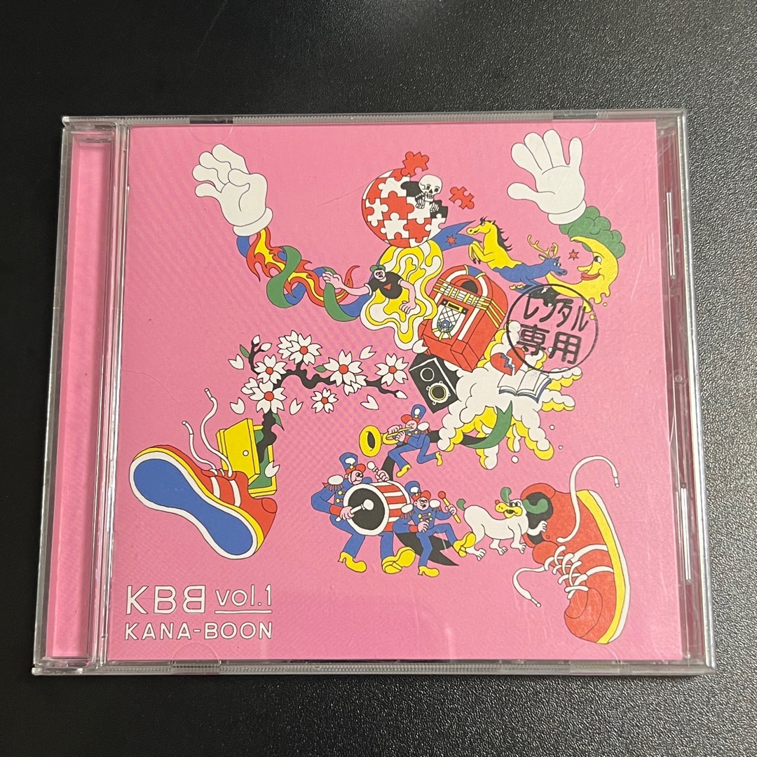 KANA-BOON 專輯 KBB Vol.1 CD 碟無刮, 書籍、休閒與玩具, 樂器、音樂相關, CD、DVD在旋轉拍賣