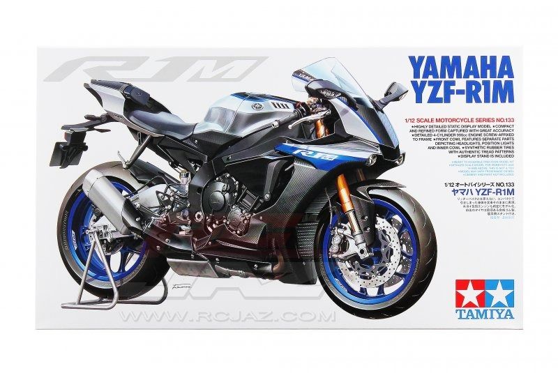 田宮 Tamiya 14133 - 1/12 躍馬電單車 Yamaha YZF-R1M 拼裝模型 [14133], 興趣及遊戲, 玩具 ...