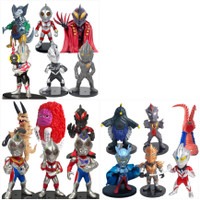Action Figure Set 6 Ultraman Monster Bemstar Pigmon Chibi Size Tinggi 8 ...