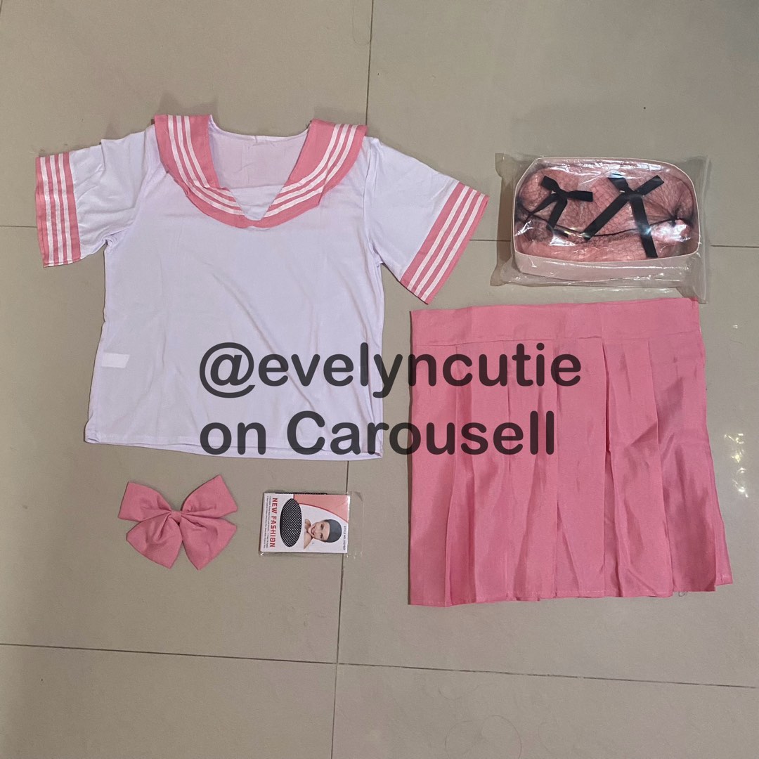 astolfo seifuku pita pink costume cosplay seragam sekolah jepang anime ...