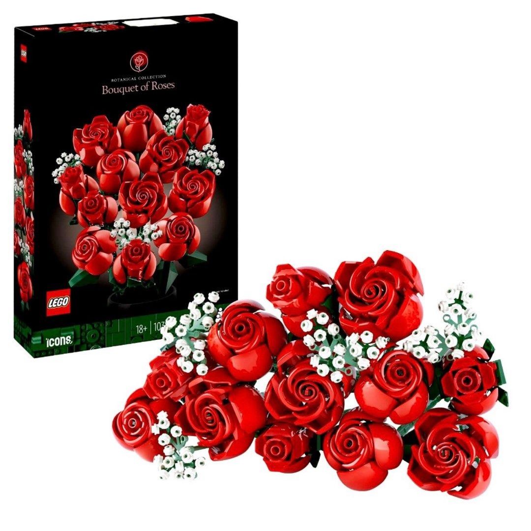 BNIB Lego Botanical Collection 10328 Bouquet Of Roses Icons Flowers ...