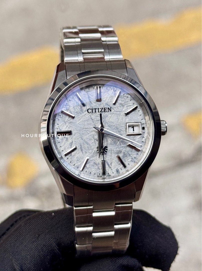 Brand New The Citizen Silver Meteorite Dial Eco-Drive Super Titanium ...
