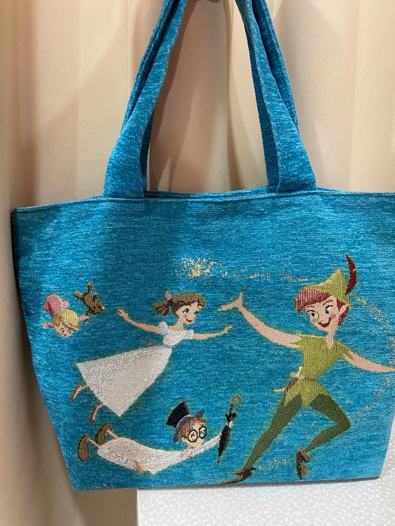 Disney Store Peter Pan Tote Bag, Women's Fashion, Bags & Wallets, Tote ...