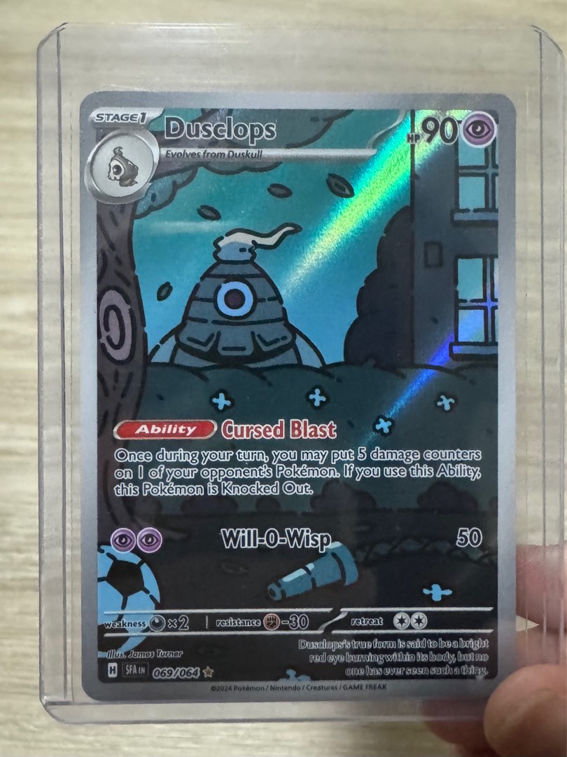 Dusclops - 069/064 - Pokemon Shrouded Fable Illustration Rare, Hobbies ...