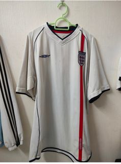 England WORLD CUP 2002 Home Shirt Football Soccer Jersey Umbro, Men's ...