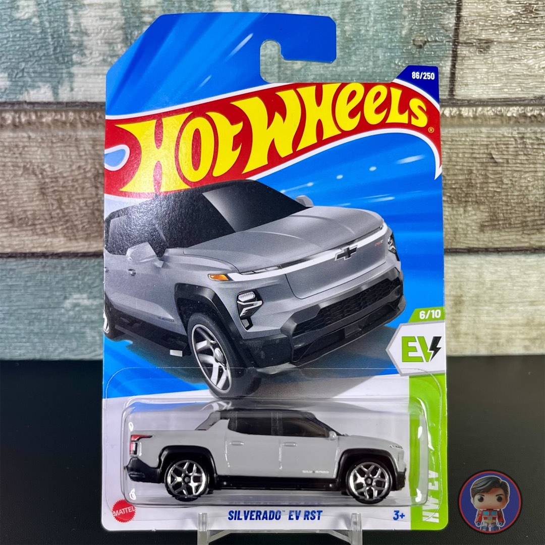 Hot Wheels Chevy Silverado EV RST (HW EV) 1:64 Scale Diecast Model Car ...
