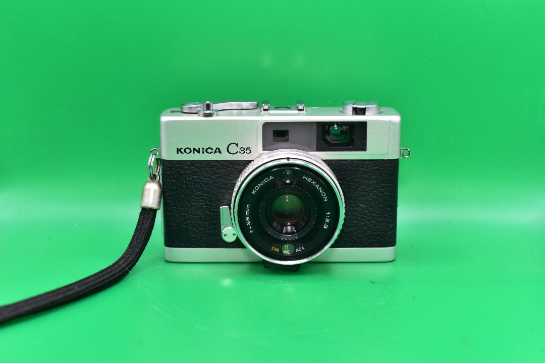Konica C35 Film Camera, Photography, Cameras on Carousell