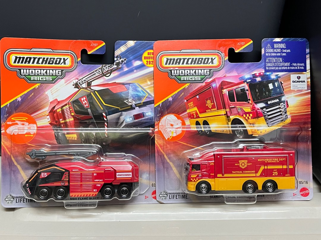 Matchbox Scania Tactical Command Center MBX Flame Blaster, 興趣及遊戲, 玩具 ...
