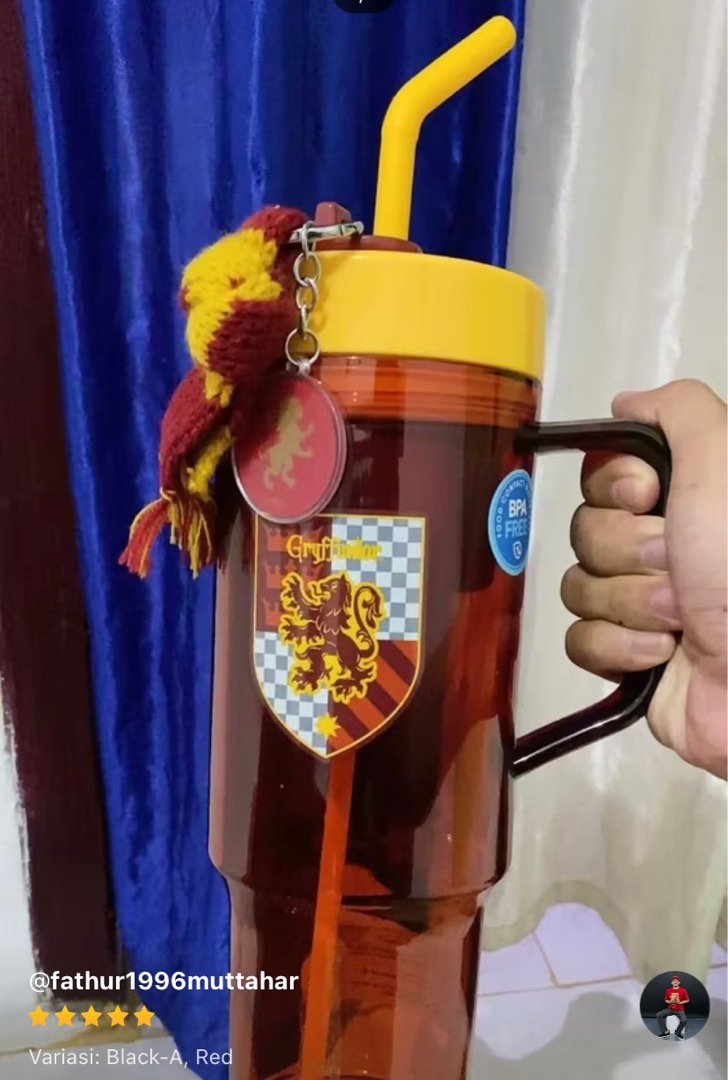 Miniso x Harry Potter Gryffindor Tumbler, Toys & Collectibles, Lainnya ...