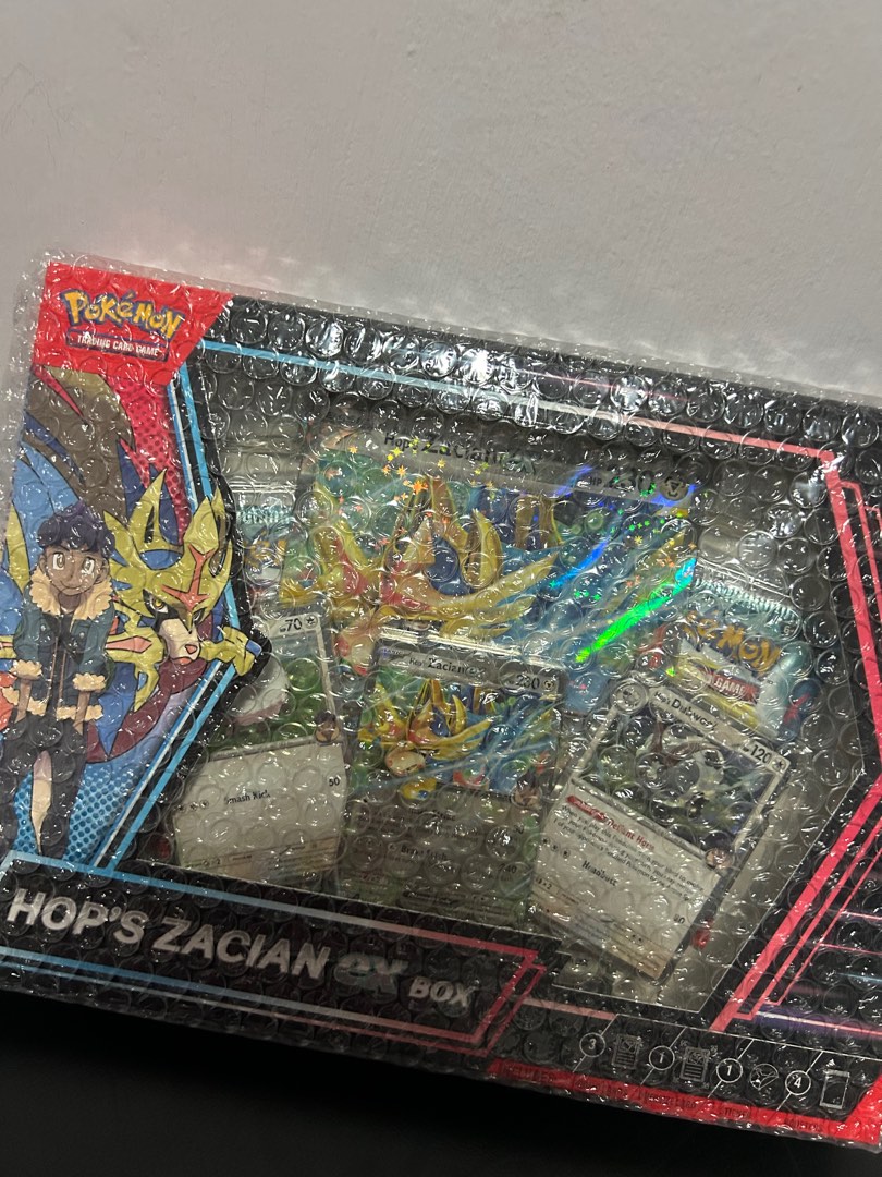 Pokemon Trading Card Game Hop's Zacian ex Box x2, Hobbies & Toys, Toys ...