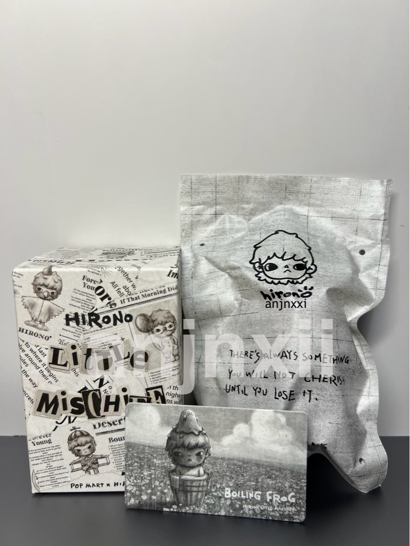 Pop mart Hirono Little Mischief Boiling Frog, Hobbies & Toys, Toys ...