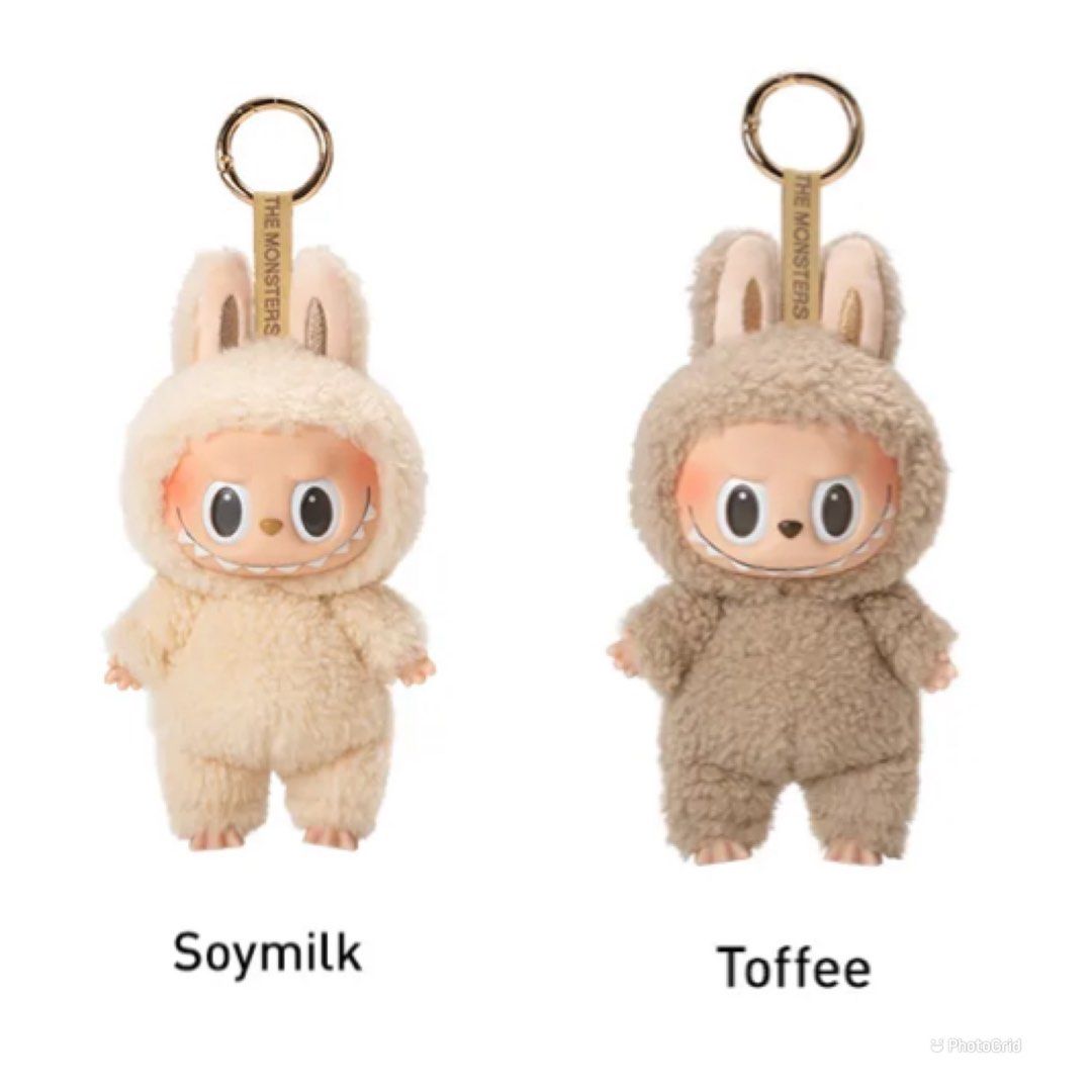 Popmart BNIB Labubu V1 macaron bundles toffee and soy milk, Hobbies ...