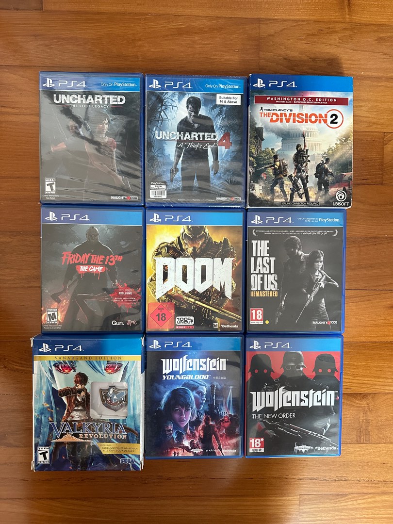 PS4 game Uncharted the lost legacy / Uncharted 4 / Tom Clancy’s the ...