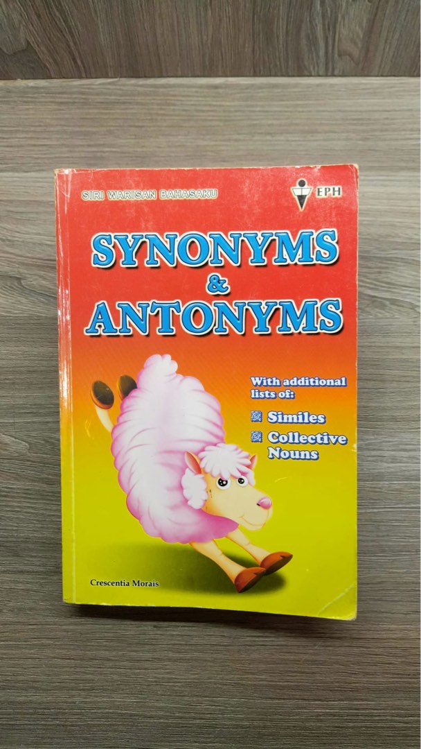 Synonyms & Antonyms English Learning Reference Book, Hobbies & Toys ...