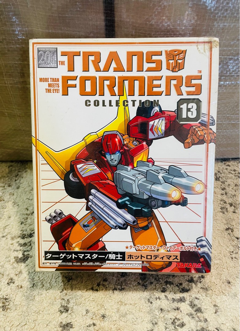 Transformers G1 Reissue TAKARA Book Collection No.13 Hot Rod, Hobbies ...