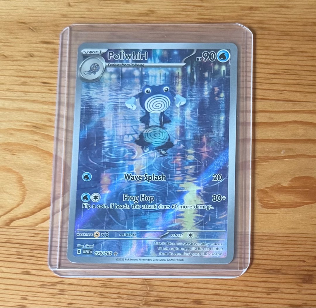 176/165 Poliwhirl IR (English) From 151 Set Pokemon TCG, Hobbies & Toys ...