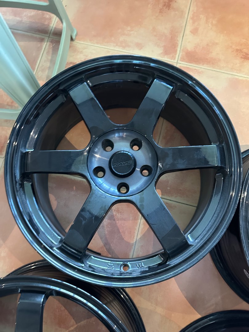 18 inch Rays TE37 SL design (Rep), Car Accessories, Tyres & Rims on ...