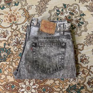 VINTAGE LEVIS 501 ACID WASH USA JEANS, Men's Fashion, Bottoms, Jeans on Carousell