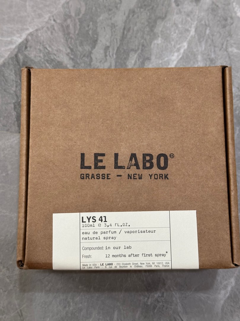 LE LABO THE LY41 EDP 100ml 全新 百合41香水100ml, 美容＆個人護理, 健康及美容 - 香水＆香體噴霧 ...