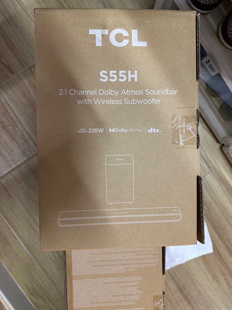 價啱即走 原價 $998 TCL S55H 2.1 聲道専業超重低音 Soundbar 2024 Dolby Atmos, 音響器材 ...