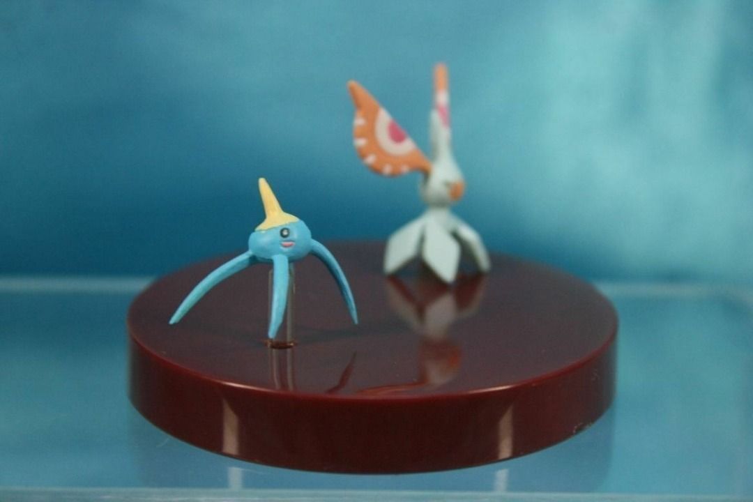 寵物小精靈 扭蛋 立體圖鑑 溜溜糖球 雨翅蛾 小磁怪 三合一磁怪 Tomy Pokemon AG Zukan P7 1/40 Scale ...