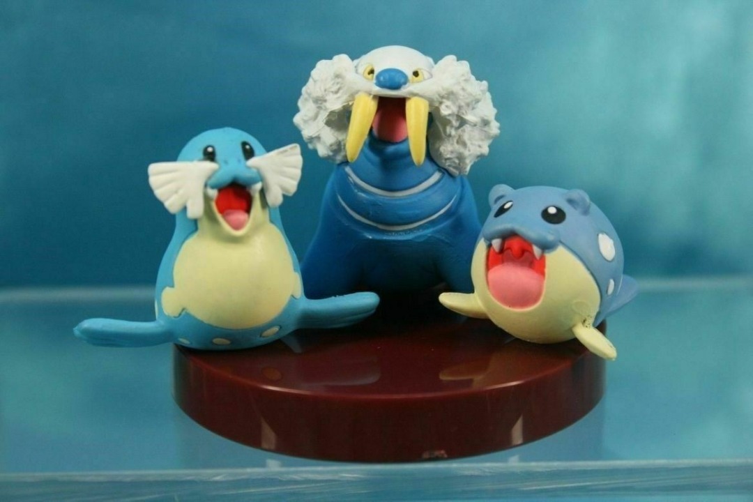 寵物小精靈 扭蛋 立體圖鑑 海豹球 海魔獅 帝牙海獅 Tomy Pokemon AG Zukan P6 1/40 Scale Real ...
