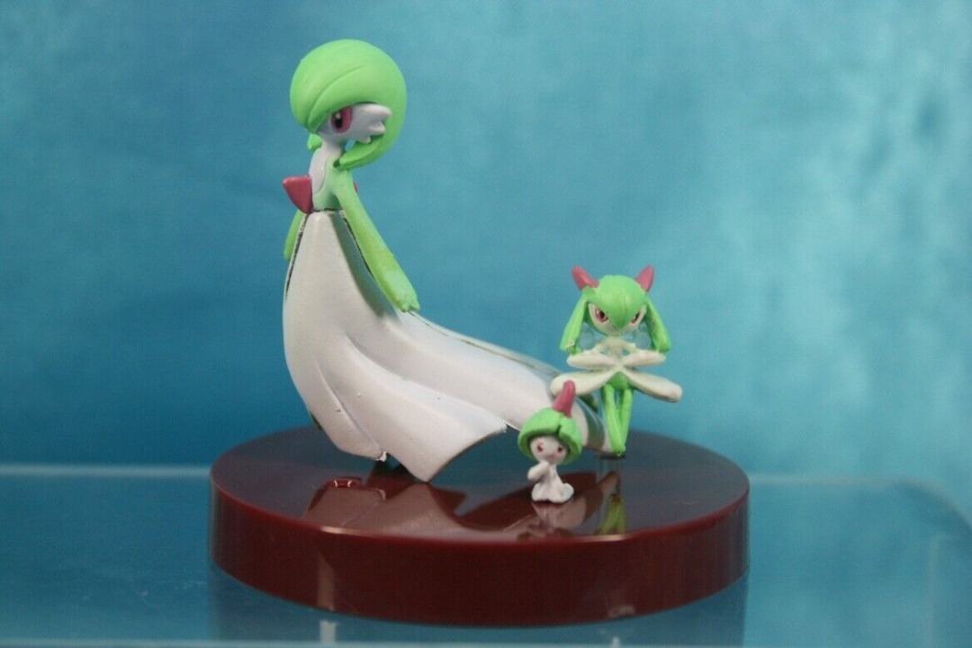 寵物小精靈 扭蛋 立體圖鑑 拉魯拉絲 奇魯莉安 沙奈朵 Tomy Pokemon AG Zukan P7 1/40 Scale Real ...