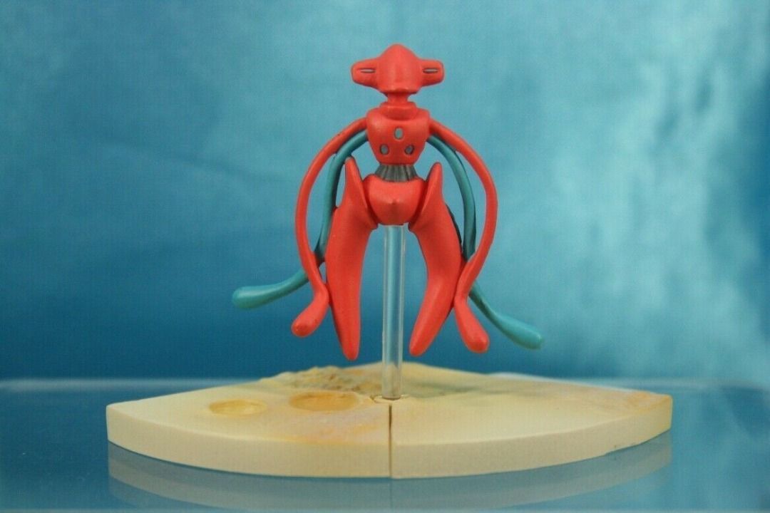 寵物小精靈 扭蛋 立體圖鑑 代歐奇希斯 普通形態 Tomy Pokemon AG Zukan P6 1/40 Scale Real ...