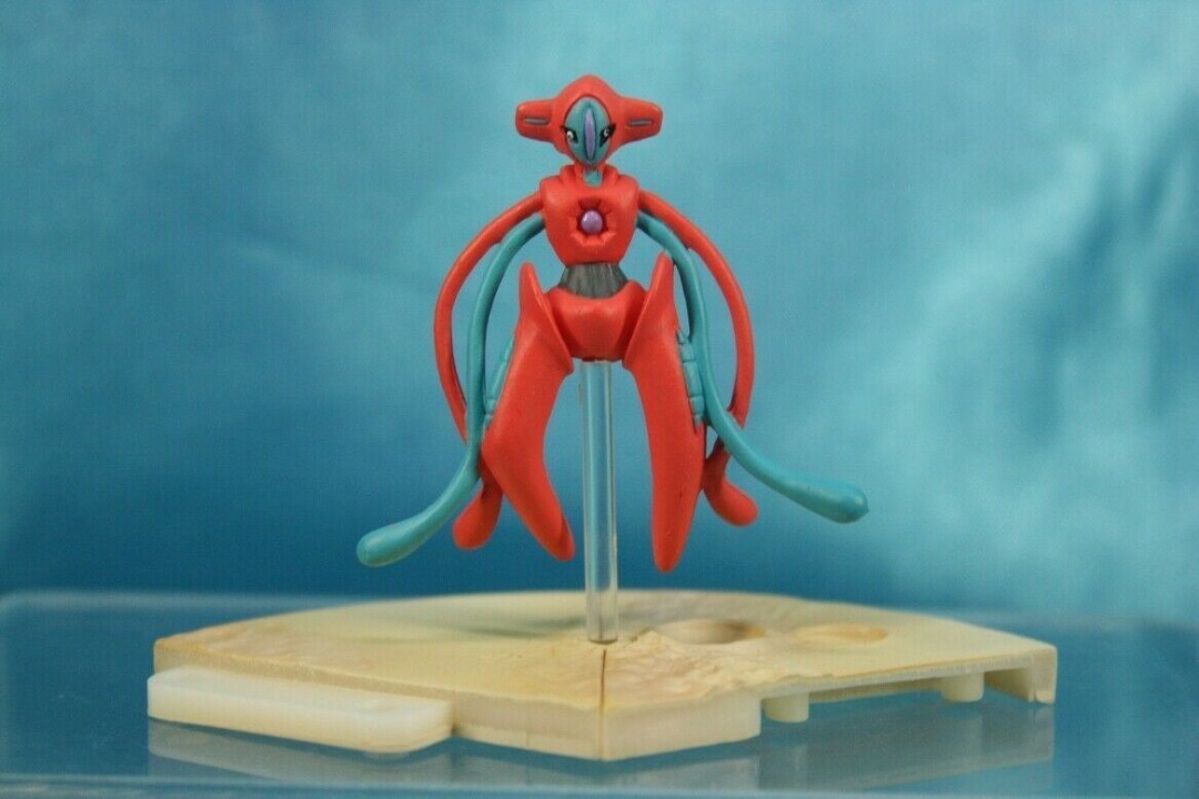 寵物小精靈 扭蛋 立體圖鑑 代歐奇希斯 普通形態 Tomy Pokemon AG Zukan P6 1/40 Scale Real ...