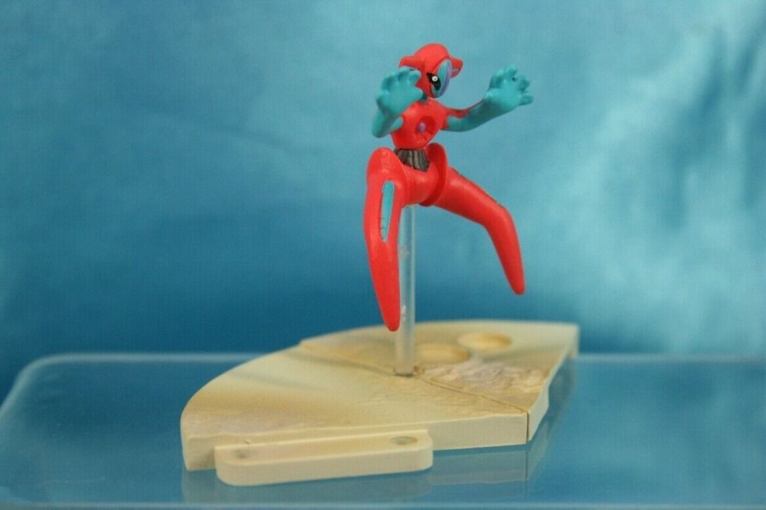 寵物小精靈 扭蛋 立體圖鑑 代歐奇希斯 普通形態 Tomy Pokemon AG Zukan P7 1/40 Scale Real ...