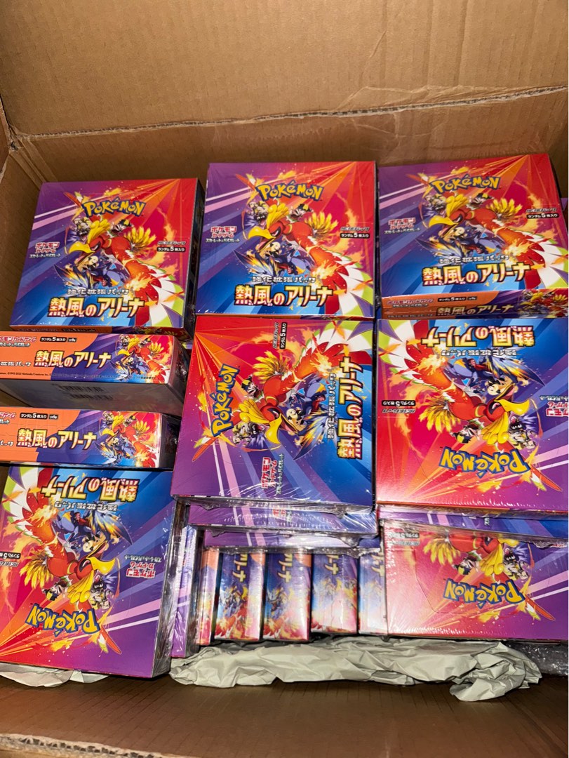 【現貨】- 日版- SV9a 熱風競技場 - Pokemon TCG 寶可夢, 興趣及遊戲, 玩具 & 遊戲類 - Carousell