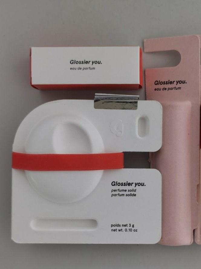 ⚠️特價 Glossier YOU Solid Perfume 3g 香水膏 / EDP perfume spray 1.5ml sample 香水板, 8ml perfume travel ...