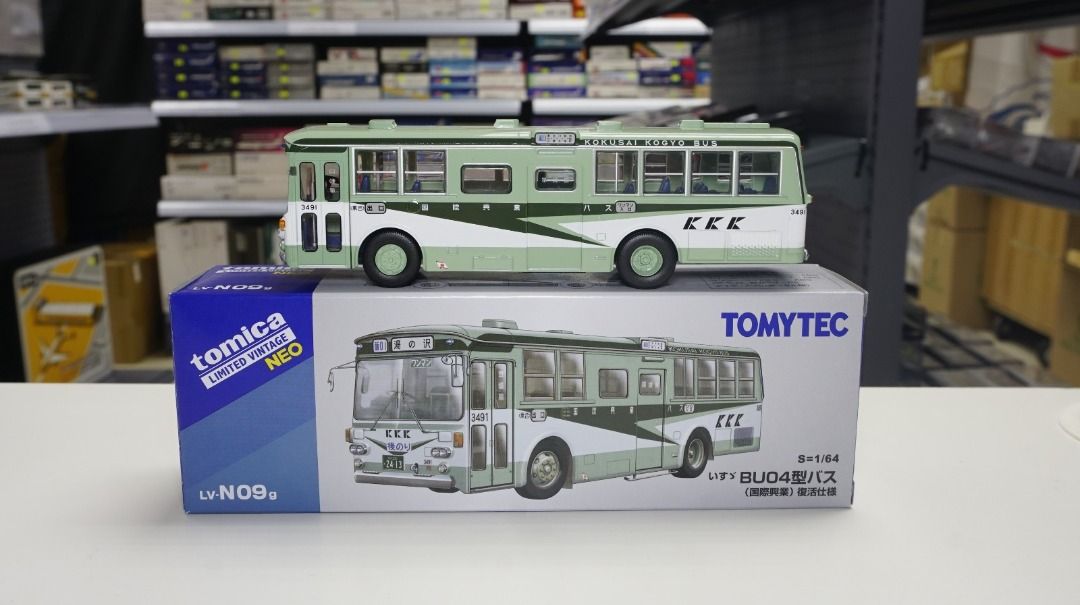 [現貨 Instock] 日版 TOMYTEC TLV NEO LV-N09g Isuzu Type BU04 Bus (Kokusai Kogyo) Revival Type, 興趣及遊戲 ...