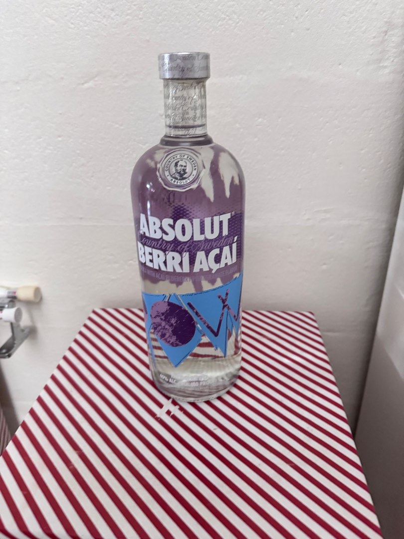 Absolut Vodka Berri Acai, Food & Drinks, Beverages on Carousell