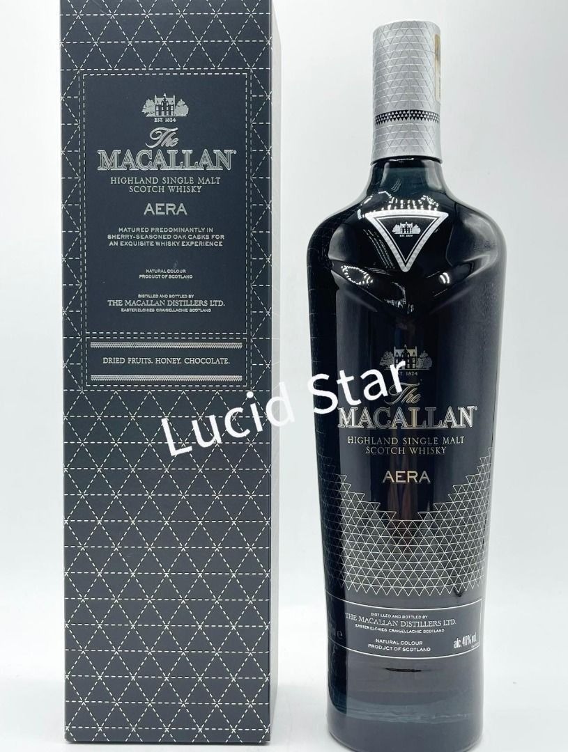 Macallan Aera Single Malt Whisky 700ml 麥卡倫御黑威士忌, 嘢食 & 嘢飲, 酒精飲料 - Carousell