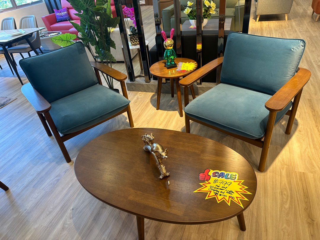 arm chair + coffee table, Furniture & Home Living, Furniture, Chairs on ...