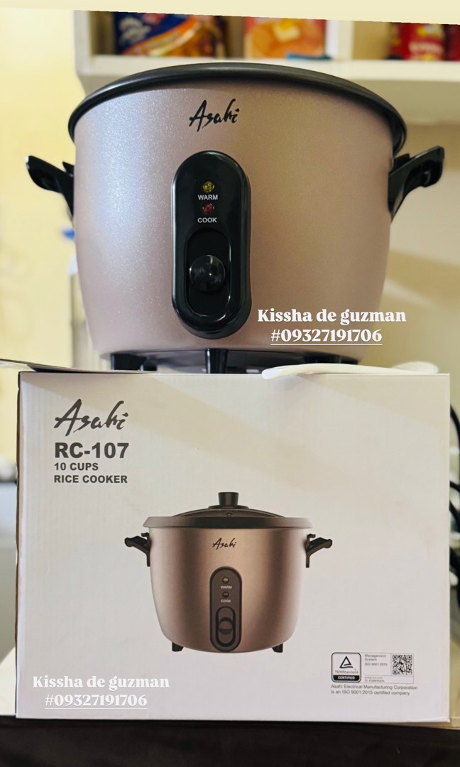 ASAHI METALLIC BROWN RC-107 1.8L RICE COOKER ASAHI, TV & Home ...