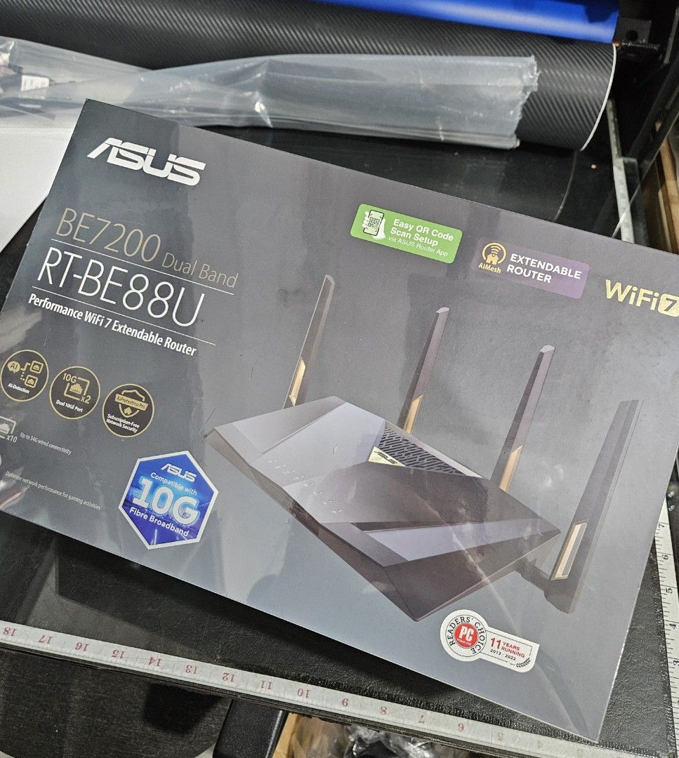 Asus RT-BE88U WiFi 7 Router (BRAND NEW), Computers & Tech, Parts ...