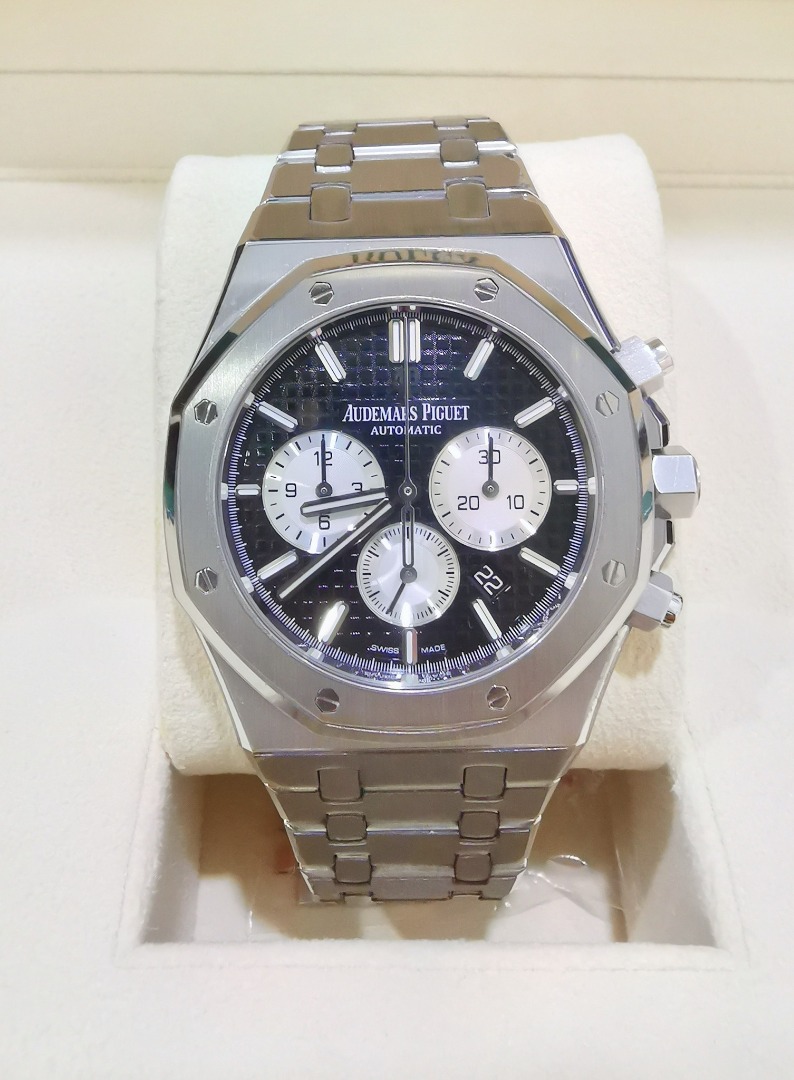 Audemars Piguet 26331ST Royal Oak Black Dial Chronograph Automatic 41mm ...