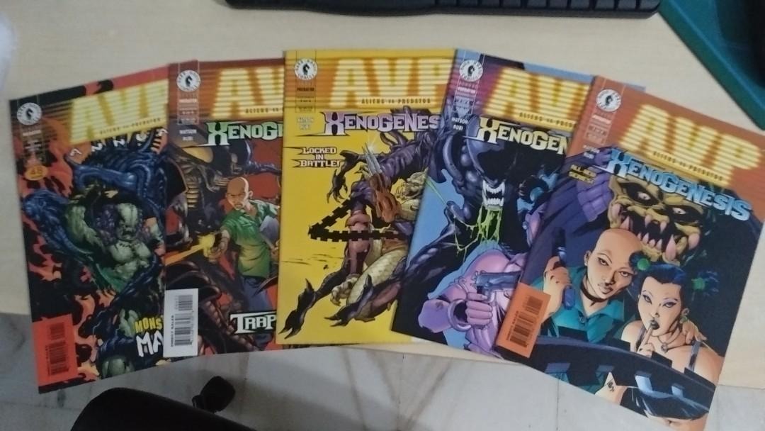 AVP XENOGENESIS #1-4, AVP ANNUAL #1 VINTAGE COMICS, Hobbies & Toys ...