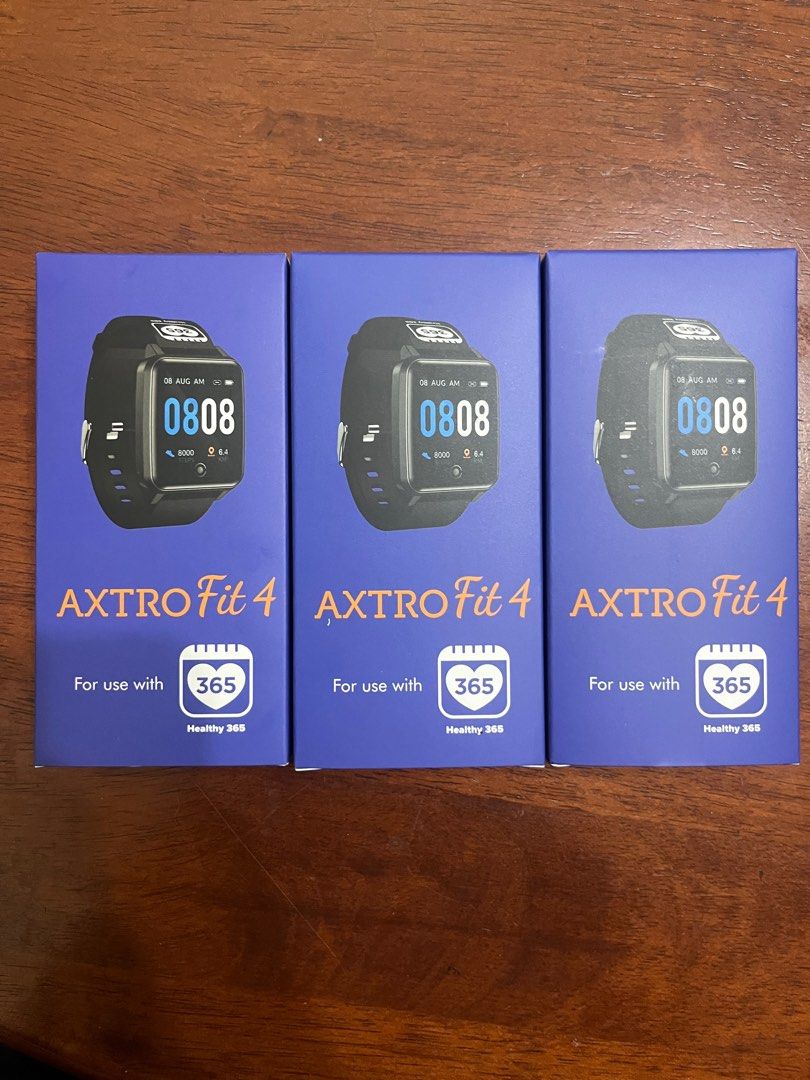 AXTRO Fit 4 Fitness Tracker (Steps, Heart Rate, SpO2 & Sleep Tracking ...