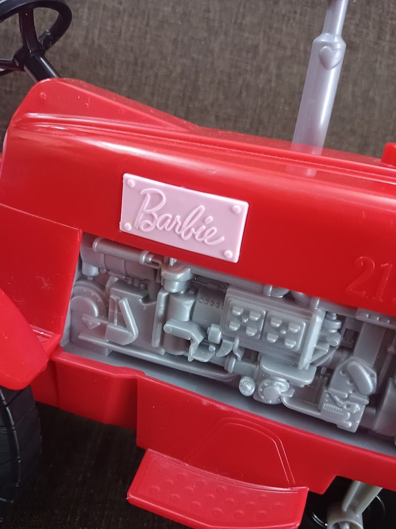Barbie tractor, Hobbies & Toys, Toys & Games on Carousell