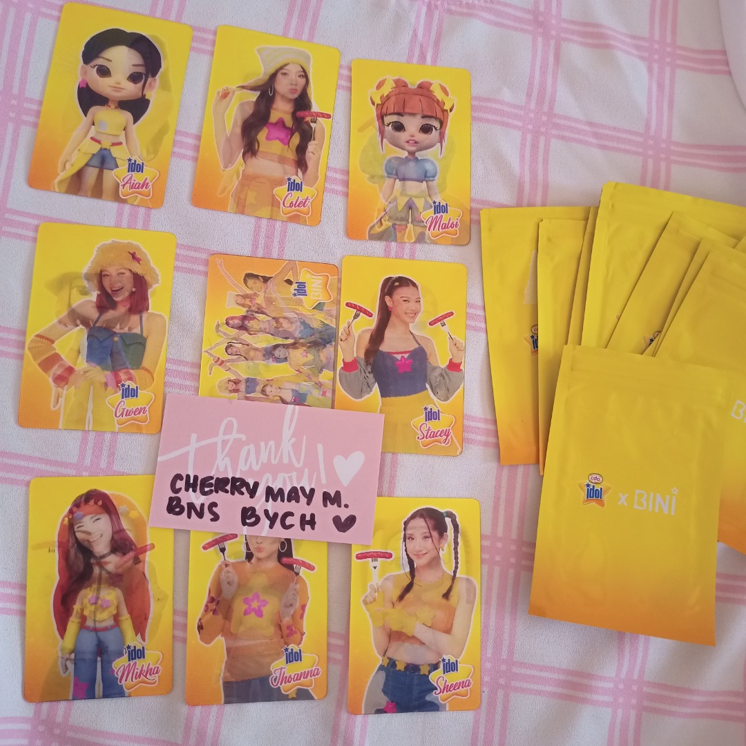 Bini X CDO Photocard Set, Hobbies & Toys, Memorabilia & Collectibles ...
