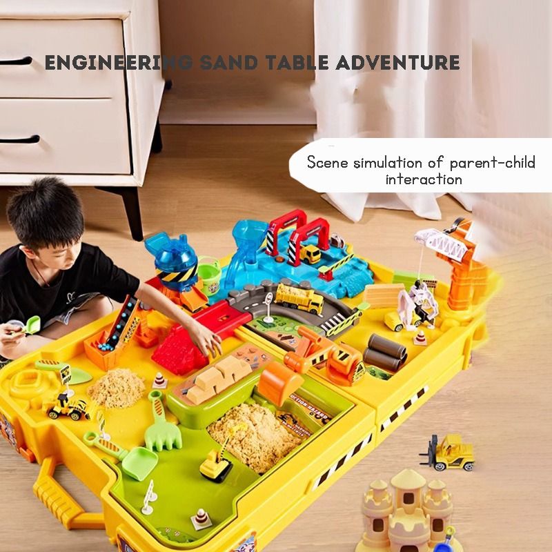 Children's Space Sand Toy Set Portable Handheld Set Puzzle Sand Table ...