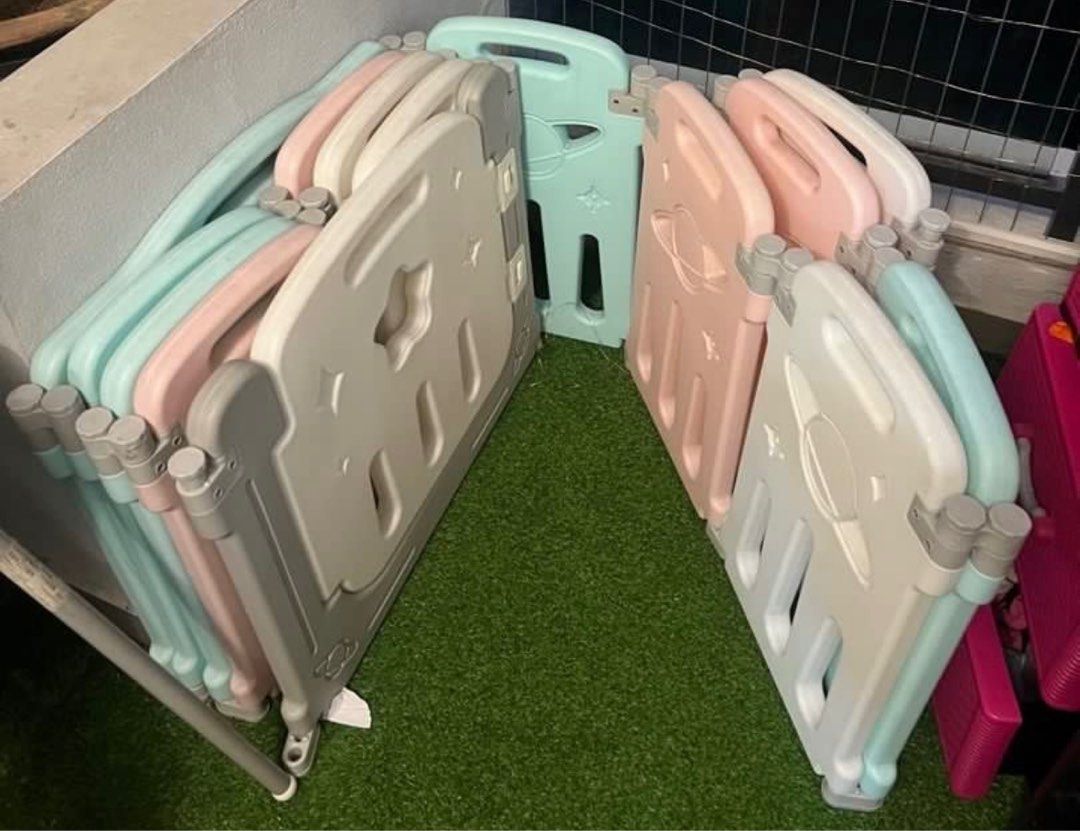 Coby Haus bundle Set (Baby Chair + Fence), Babies & Kids, Baby Nursery ...