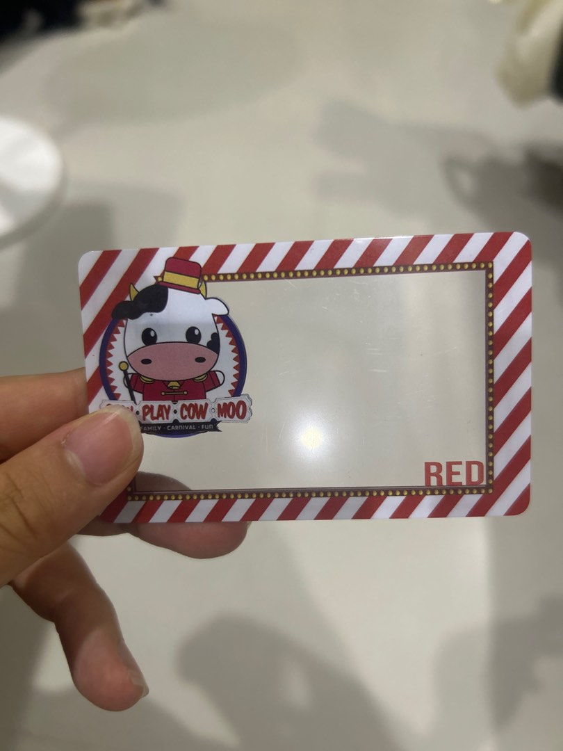 Cow play cow moo arcade card $20, Tickets & Vouchers, Store Credits on ...