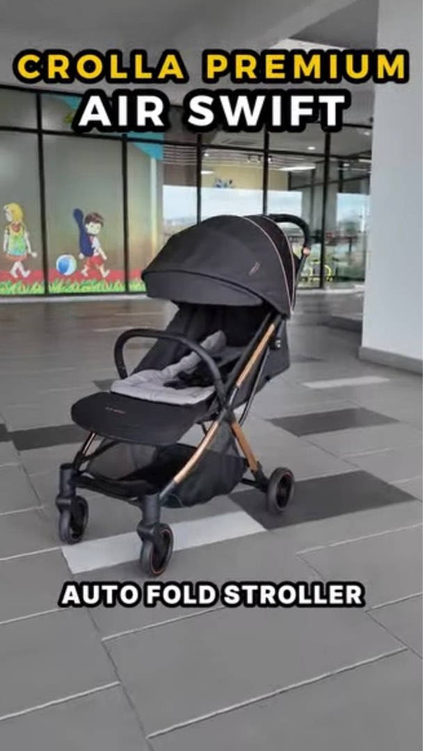 Crolla Autofold Air Swift Stroller, Babies & Kids, Going Out, Strollers ...